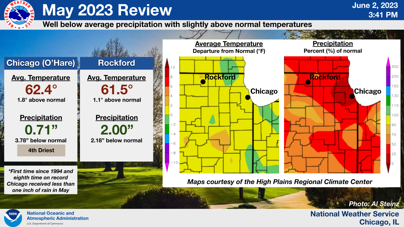 Spring and May 2023 Climate Summaries